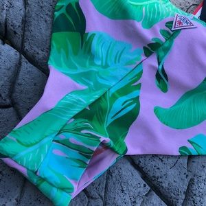 Guess | Swim | Guess Beach Xl Plm Beach High Cut Swim Bottom Reversible ...